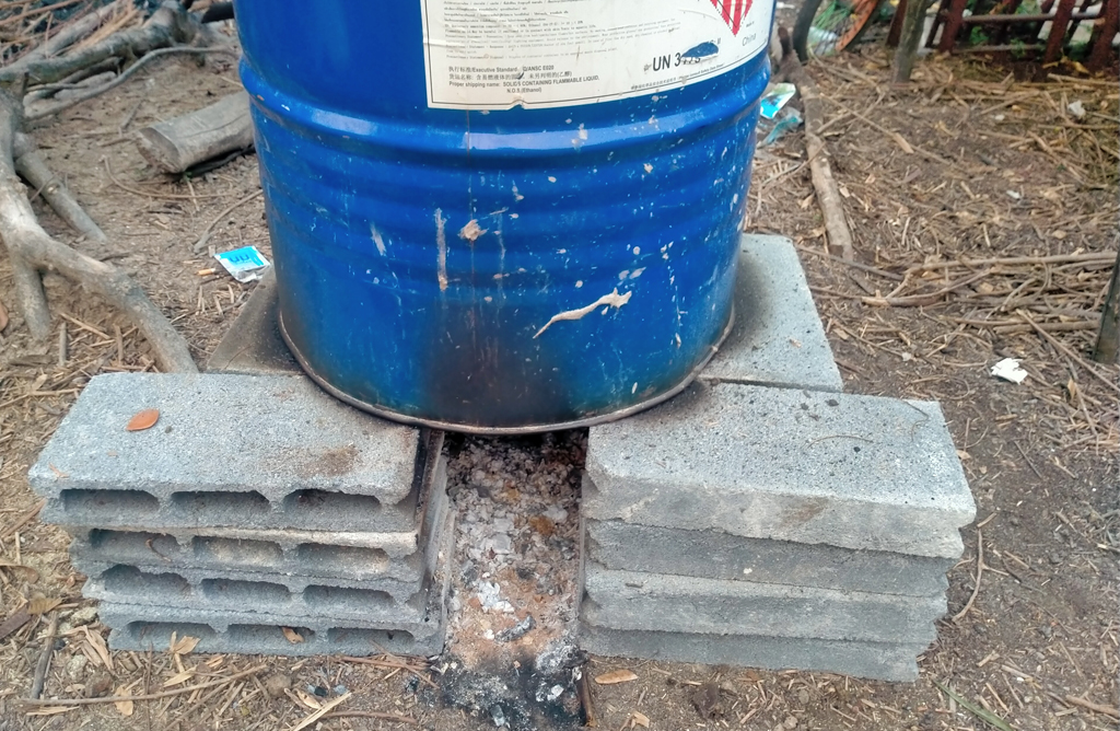 เตาเผาถ่าน 200 ลิตร ไร้ควันเผาง่ายประหยัดพื้นที่ - SARAKASET.COM